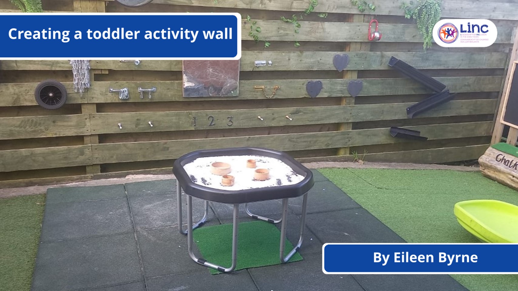 Creating a toddler activity wall | The Leadership for Inclusion in the ...